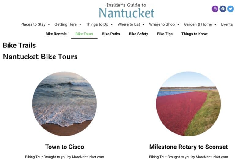 Biking Is the Best Way to Explore Nantucket Island | Nantucket.net Blog